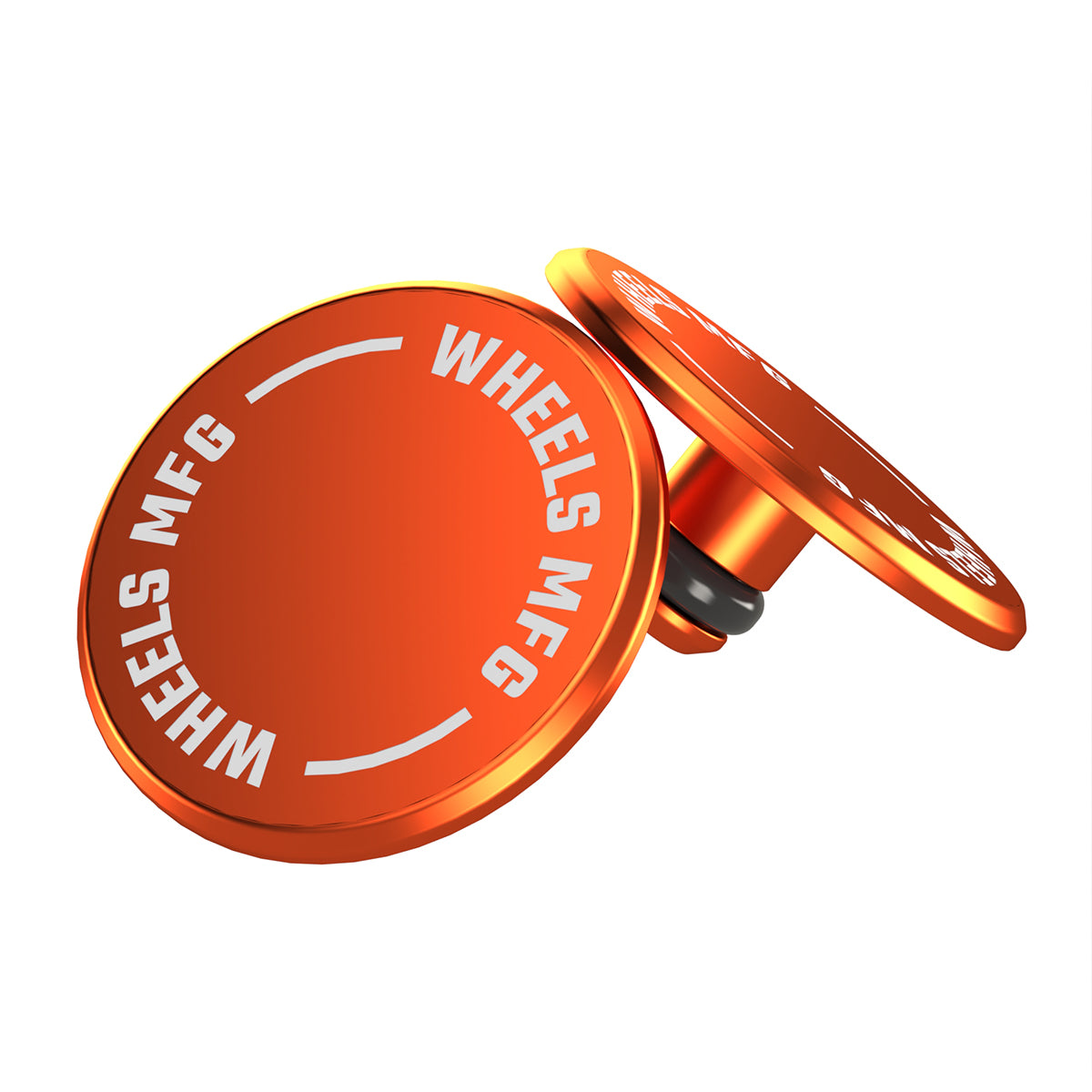 Wheels Manufacturing Thru Axle Cap Set - Orange - Wheels Mfg