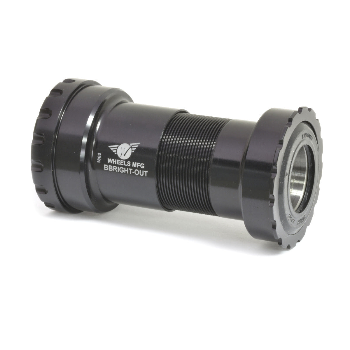BBRight™ Outboard ABEC-3 BB for 24mm (Shimano) Cranks - Black - Wheels Mfg