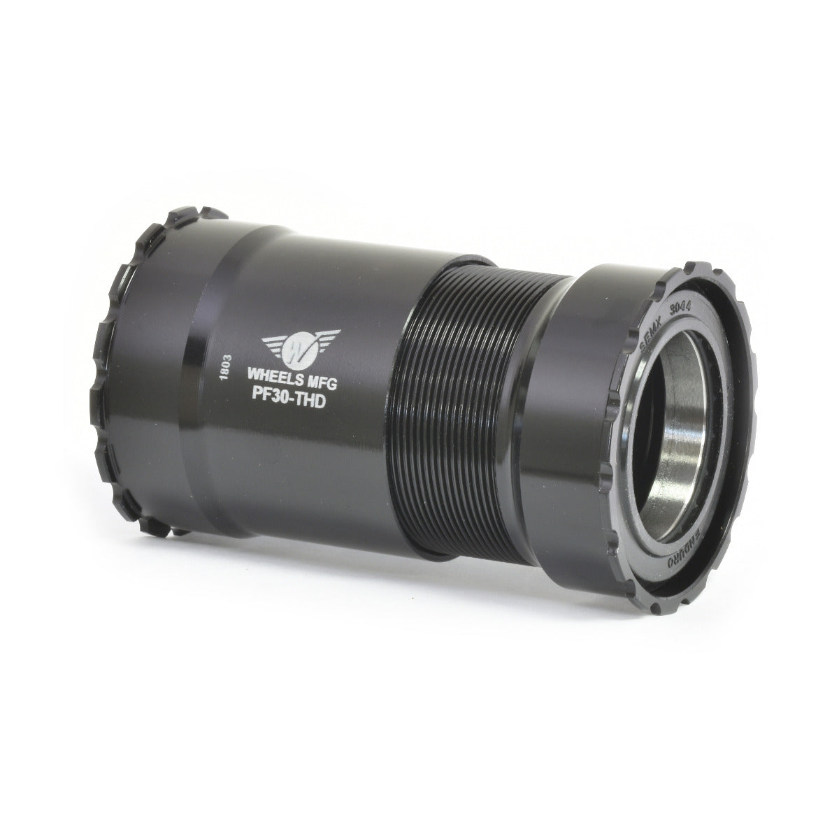 PF30 Threaded ABEC-3 BB (Black) - Wheels Mfg
